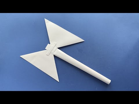Ютуб видео: How to Make a Paper Double Axe | Paper Battle Axe Easy ...